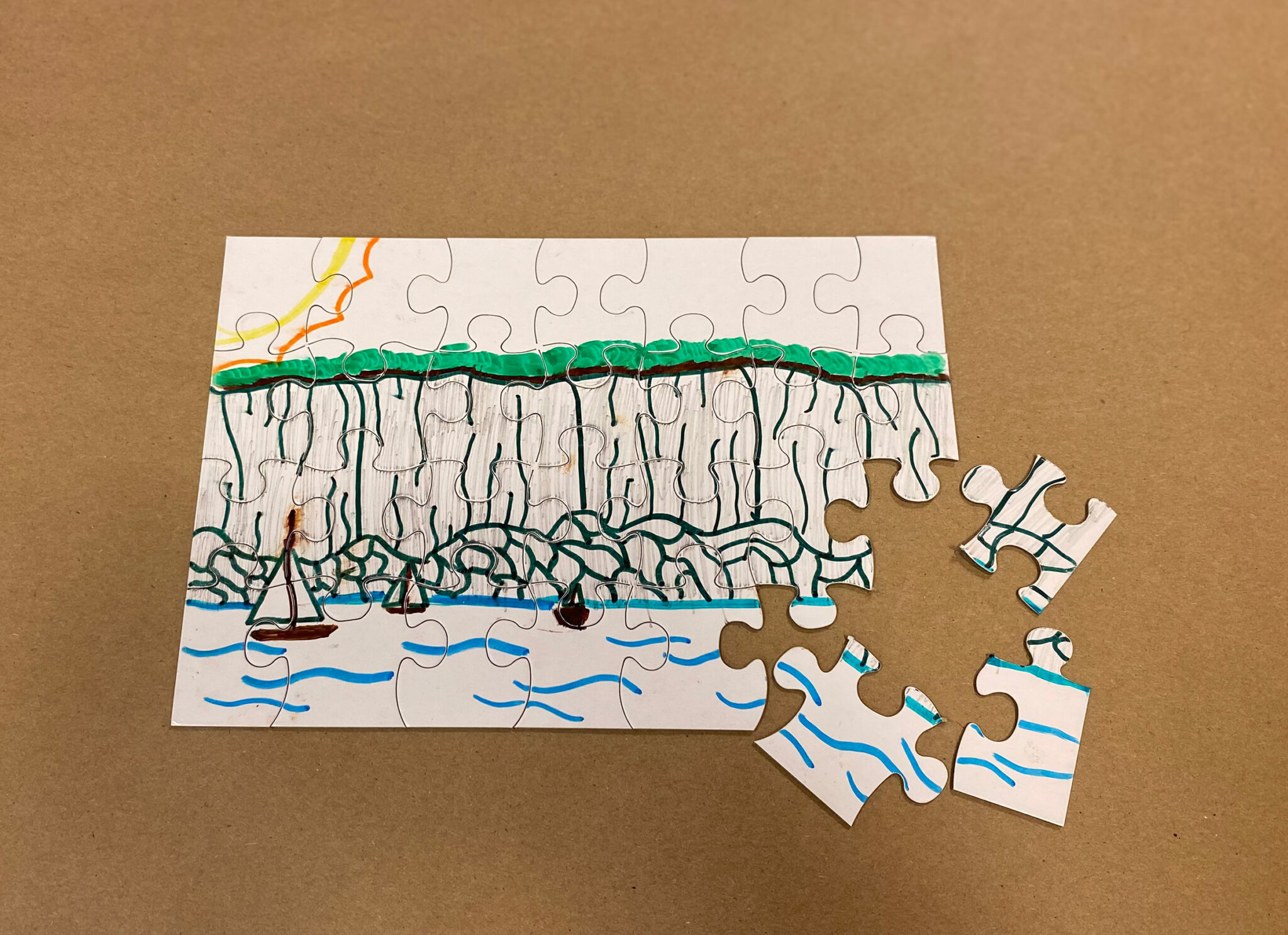 Family Art Workshop: River Puzzles | Hudson River Museum